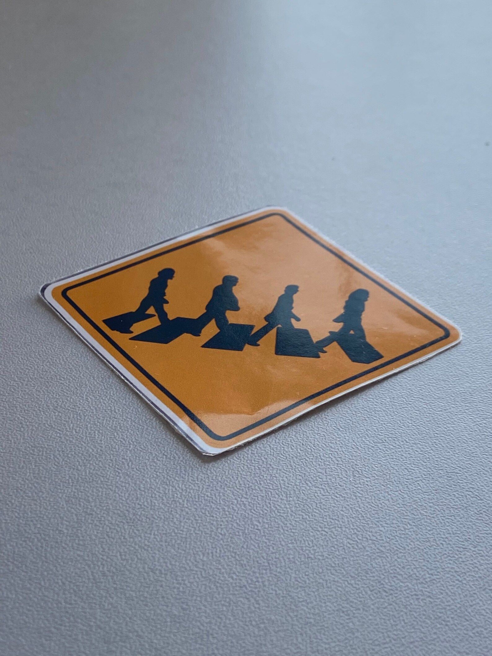 The Beatles Abbey Road Crosswalk Sign Sticker glossy or Weatherproof - Etsy