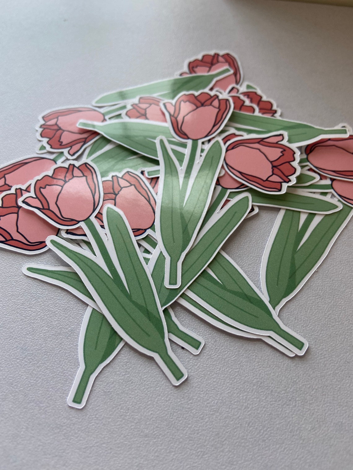 Tulip Sticker glossy or Weatherproof - Etsy