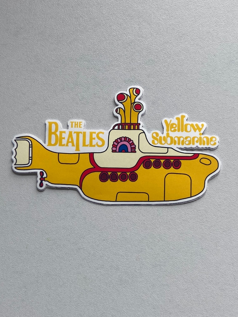 The Beatles Sticker Set 5 Pc | Etsy