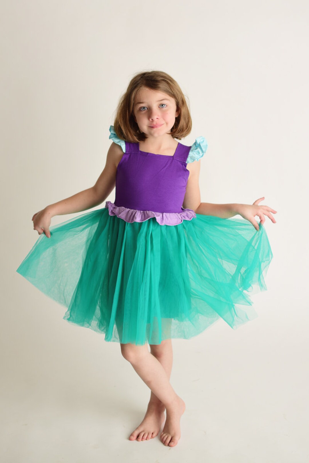 Mermaid Twirly Tutu Soft Dress, Princess Dress, Costume Girls - Etsy
