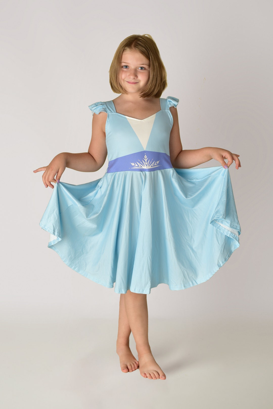 Ice Queen Twirly Soft Dress, Princess Dress Costume - Etsy