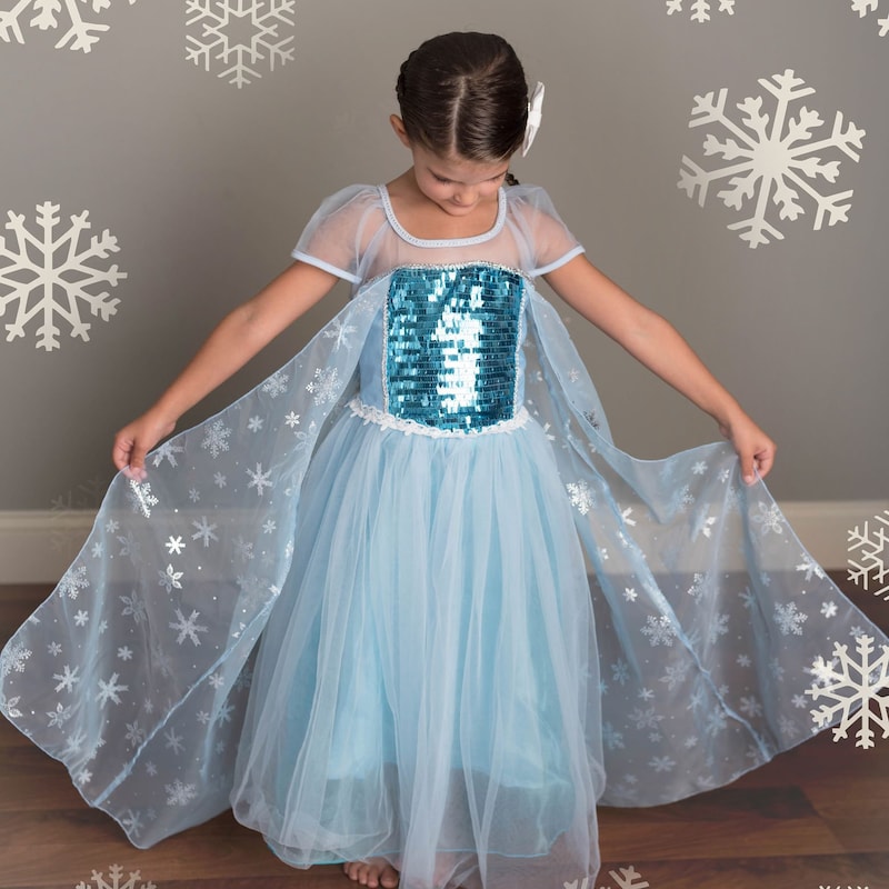 Queen Elsa Cape - Etsy
