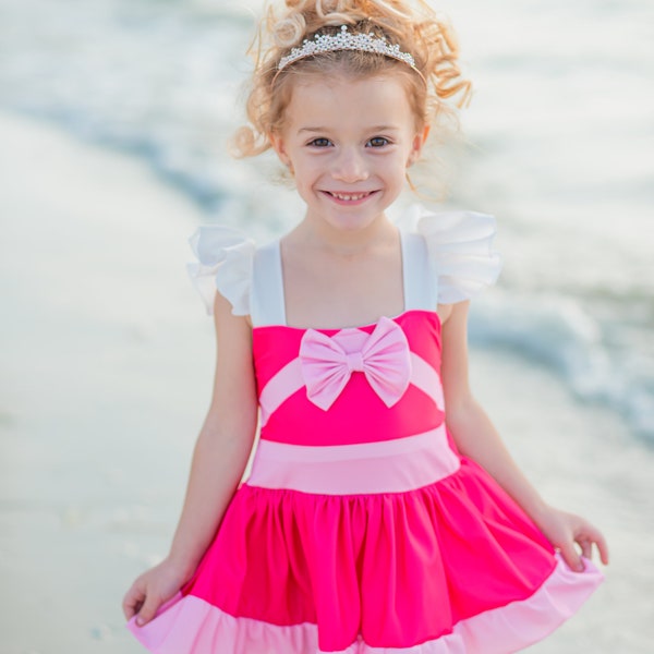 Pink Princess Swimsuit - Etsy