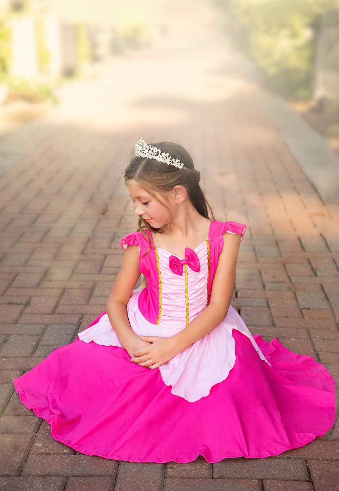 Aurora Twirly Soft Dress, Princess Dress,costume Sleeping Princess - Etsy