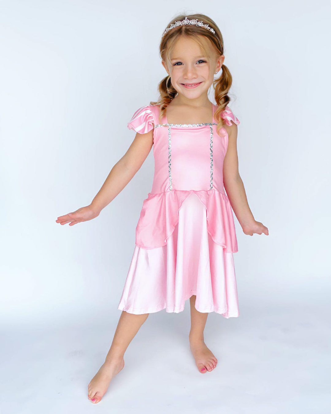 Pink Dress Ariel Mermaid Twirly Soft Dress, Princess Dress,costume - Etsy