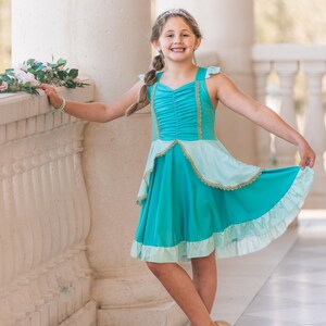 Arabian Princess Twirly Soft Dress, Princess Dress,costume Jasmine - Etsy
