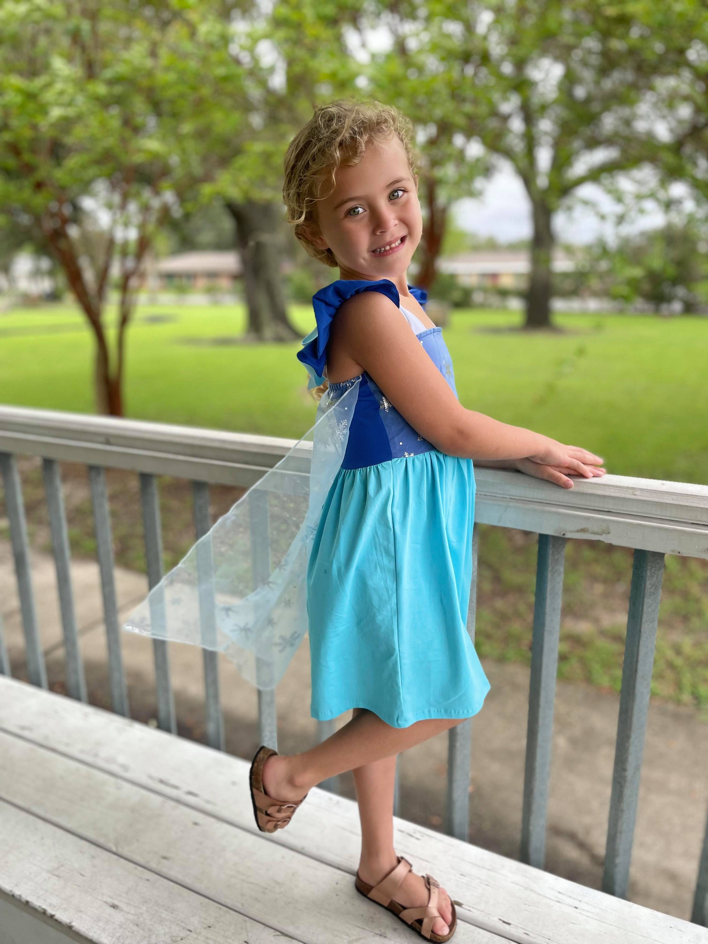 Ice Queen Dress With Cape Princess Dresscostume - Etsy