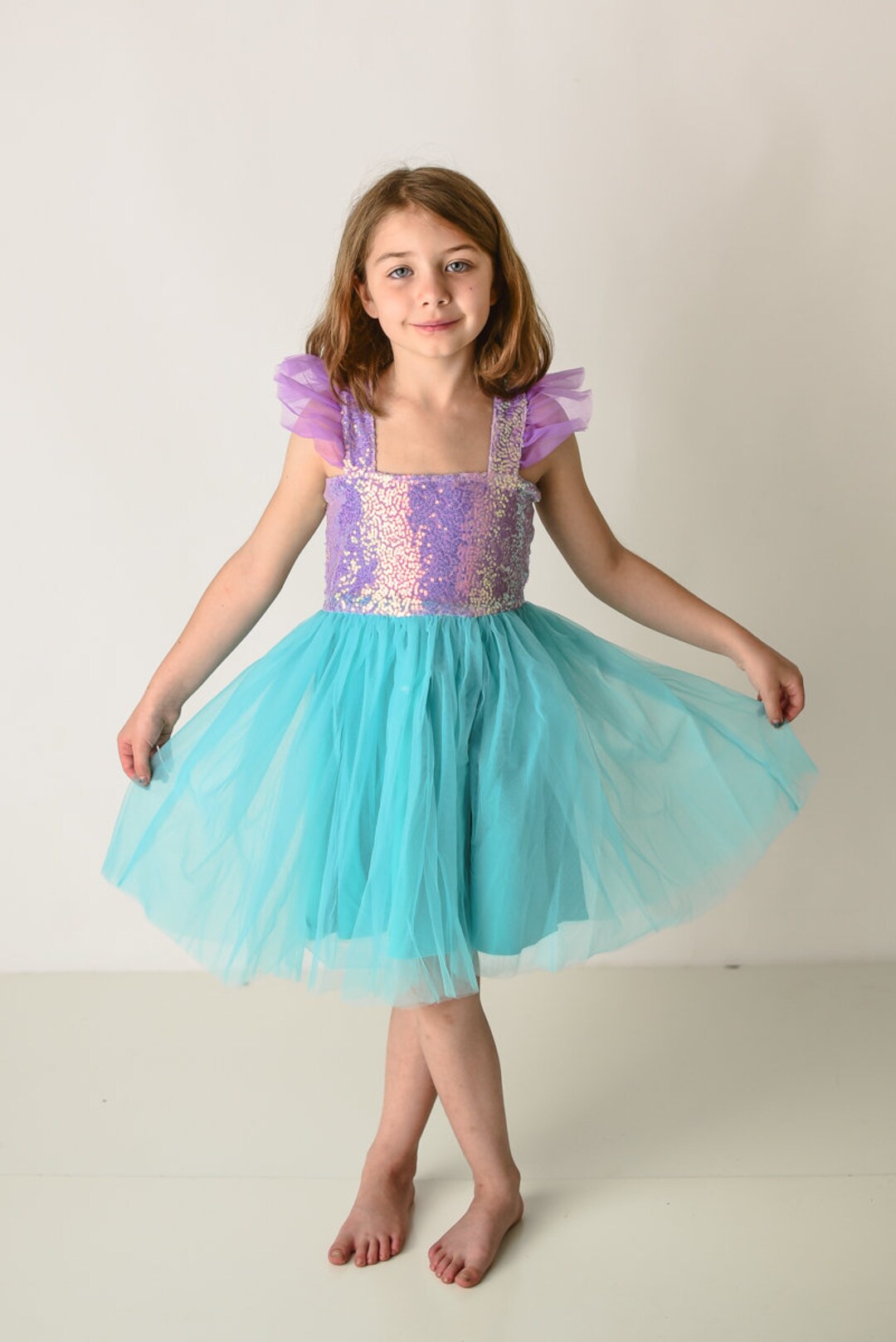 Mermaid Sparkle Tutu Soft Dress, Princess Dress,costume PREORDER - Etsy