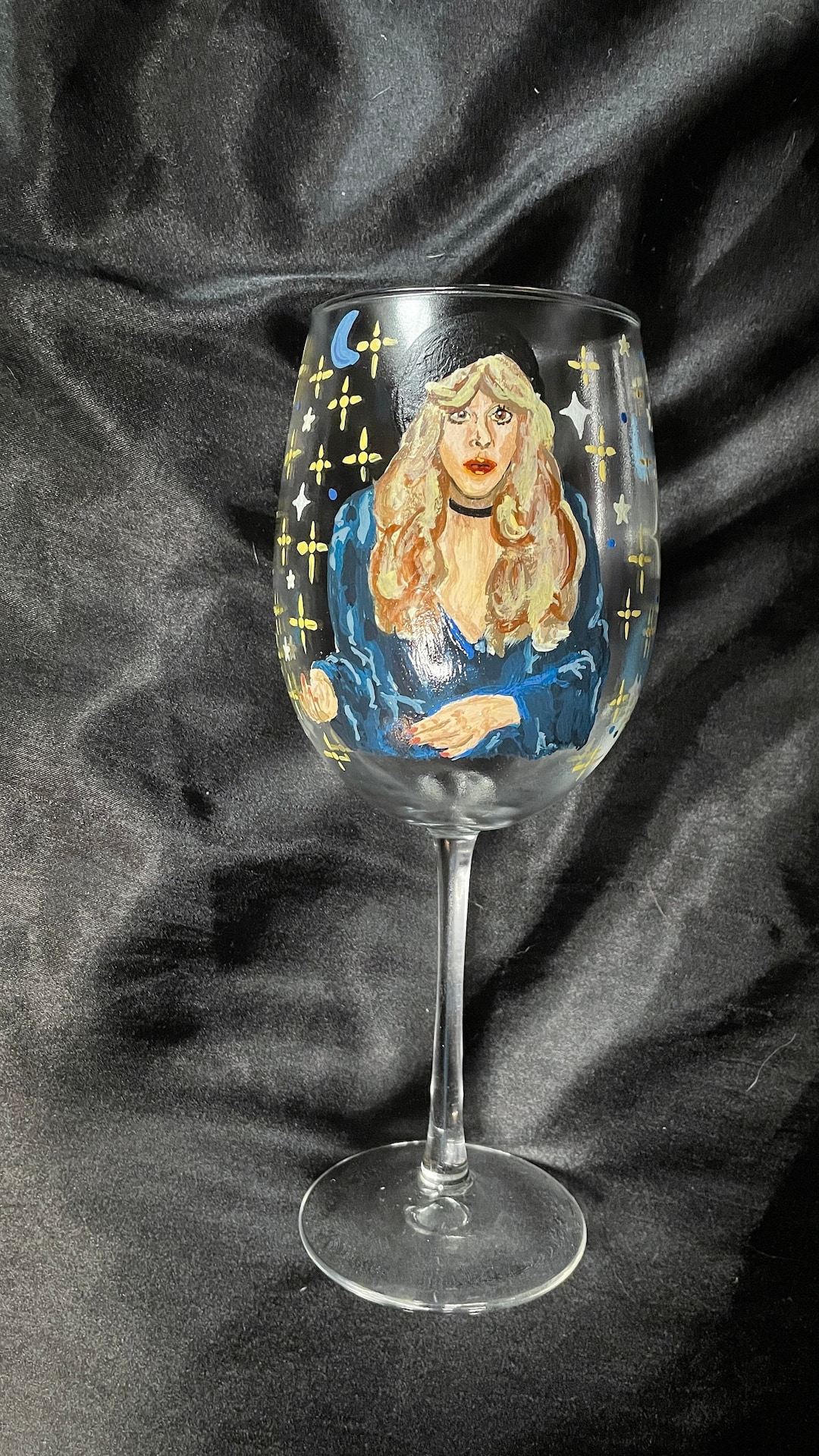 Custom Hand Painted Wine Glasses - Etsy