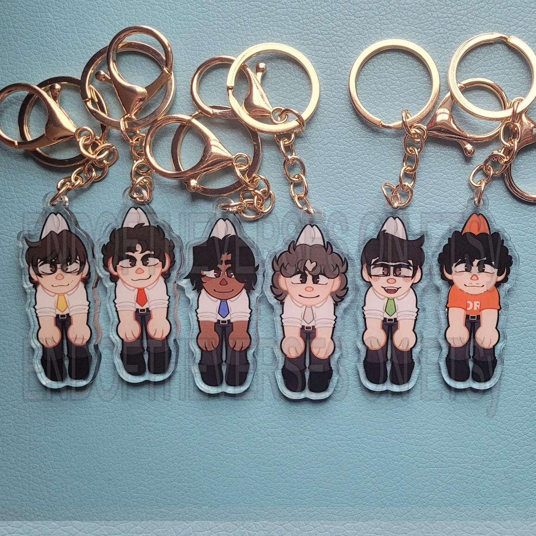 Tally Hall Acrylic Charms - Joe, Rob, Ross, Zubin, Andrew, Bora - Etsy