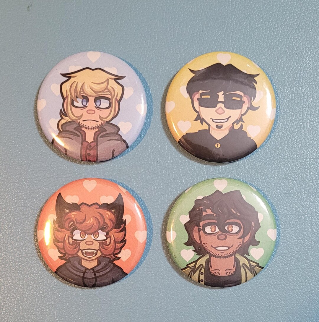 Boyfriend to Death Pin Buttons - Lawrence, Strade, Ren, Rire - Etsy