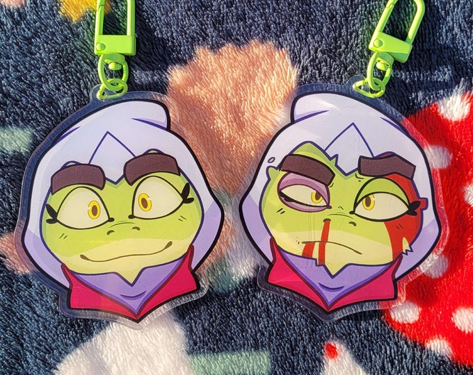 Bullfrog Charm - Captain Laserhawk - Etsy