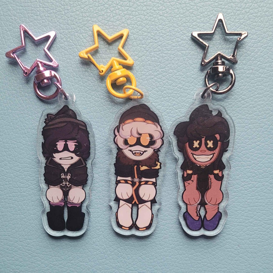 Murder Drones Uzi, N, Cyn Acrylic Charms - Etsy