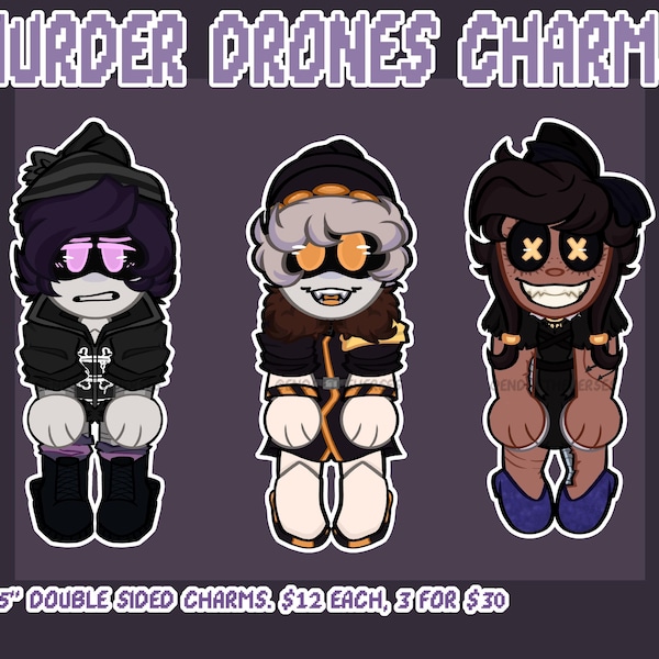 Murder Drones Keychain Etsy 9108