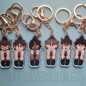 Tally Hall Acrylic Charms - Joe, Rob, Ross, Zubin, Andrew, Bora - Etsy