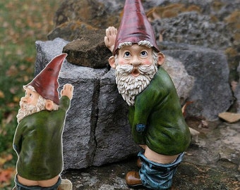 Naughty Garden Gnome - Etsy