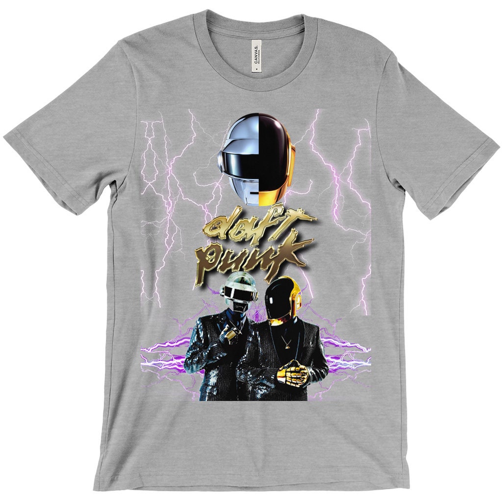 Daft Punk Retirement Purple Lightning Unisex Design Etsy