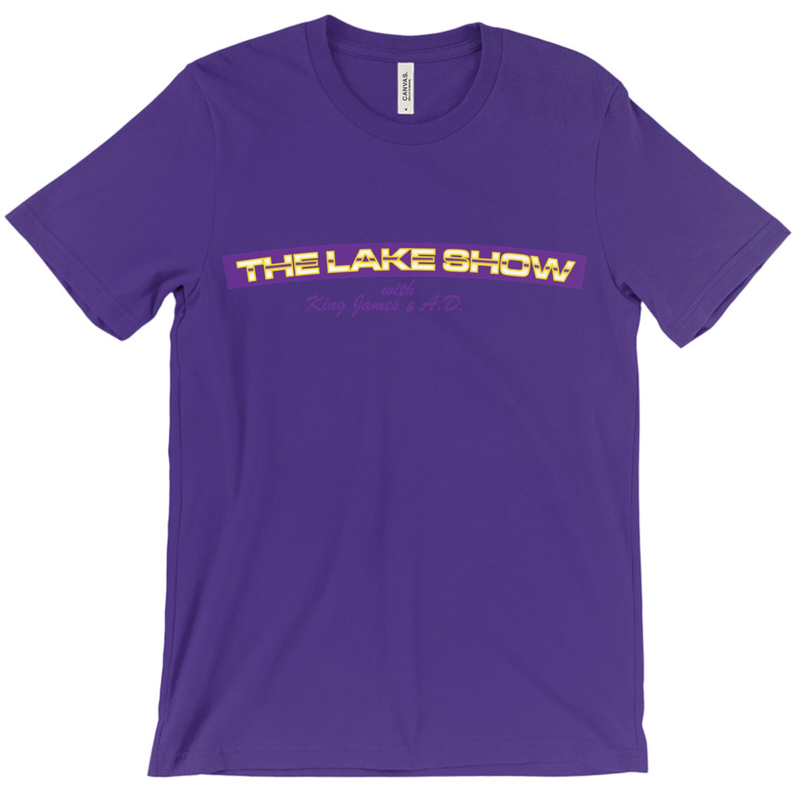 The Lake Show LA Lakers NBA Purple Band Lebron James AD Anthony Davis ...