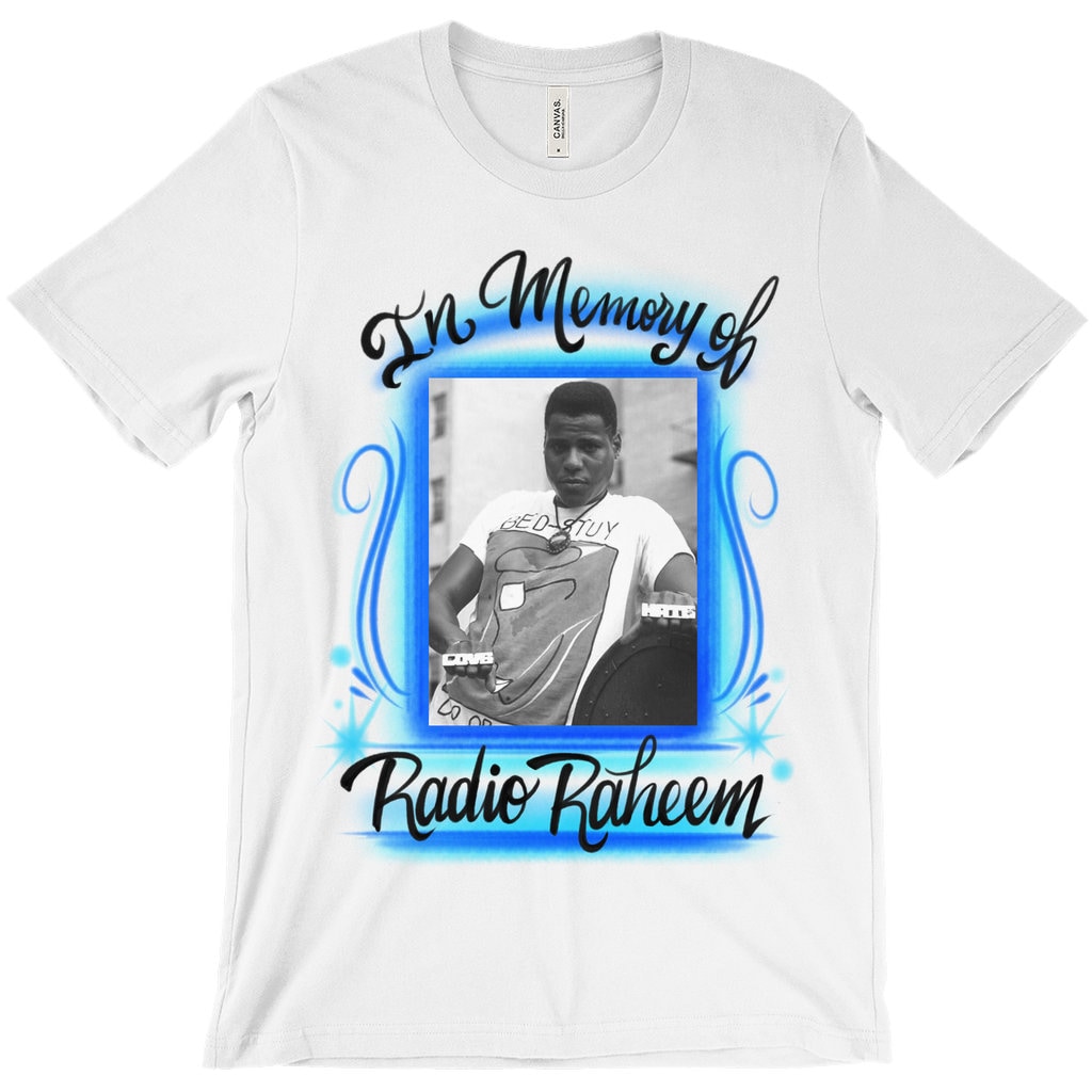 RIP Radio Raheem T-shirt – Iconic “do the Right Thing” Tribute Tee ...