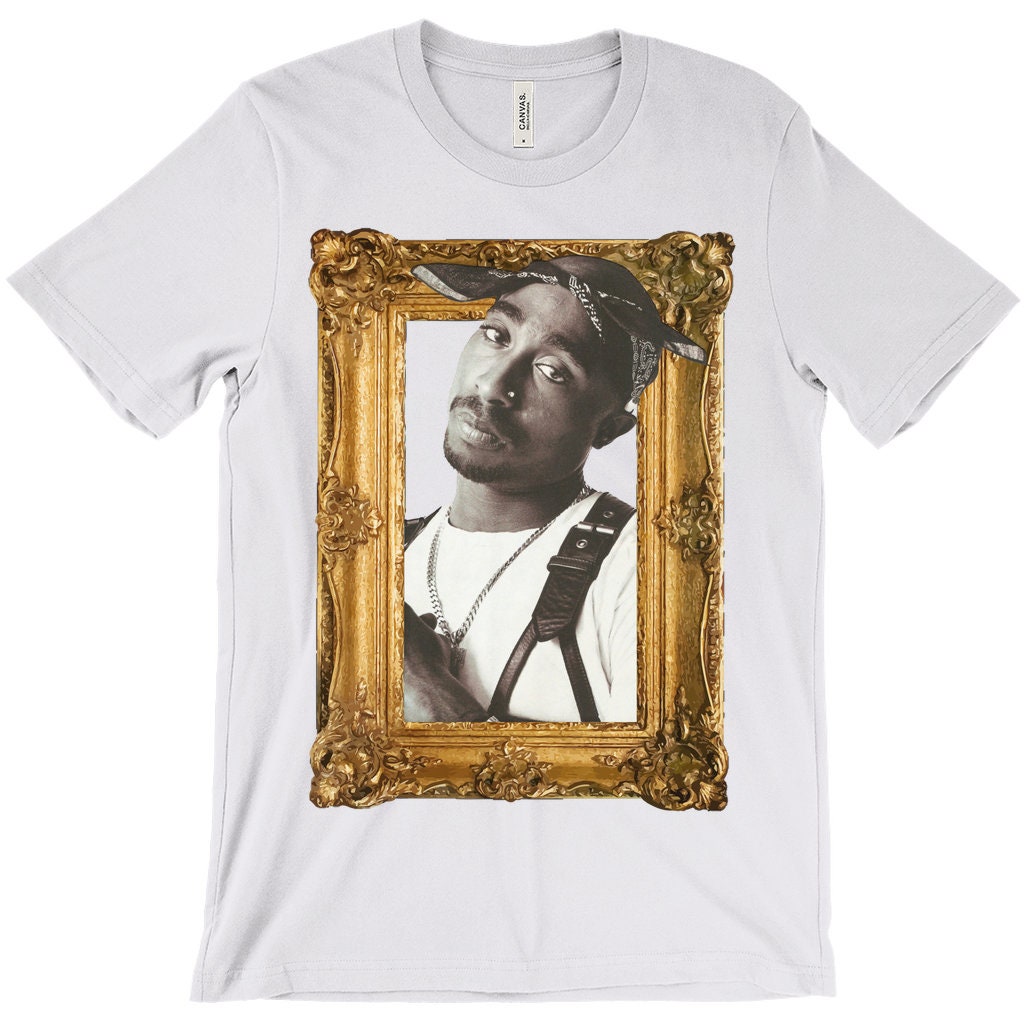 2pac Tupac Shakur Gold Frame Tribute - Etsy