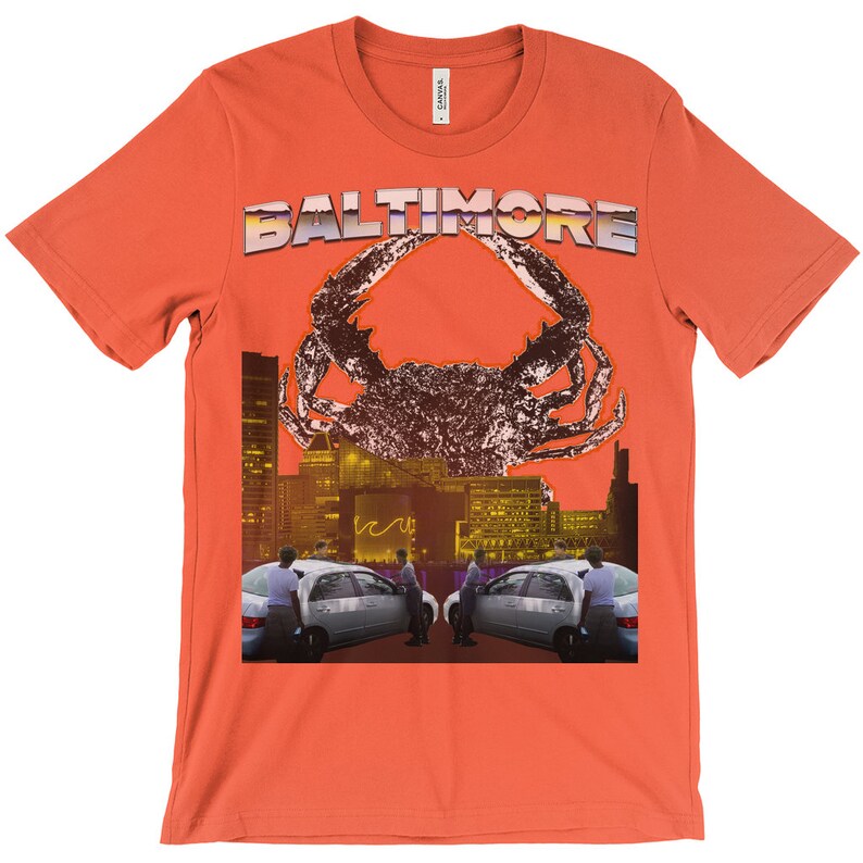 Baltimore T Shirt Skyline T Shirt Vintage Tee Shirts - Etsy