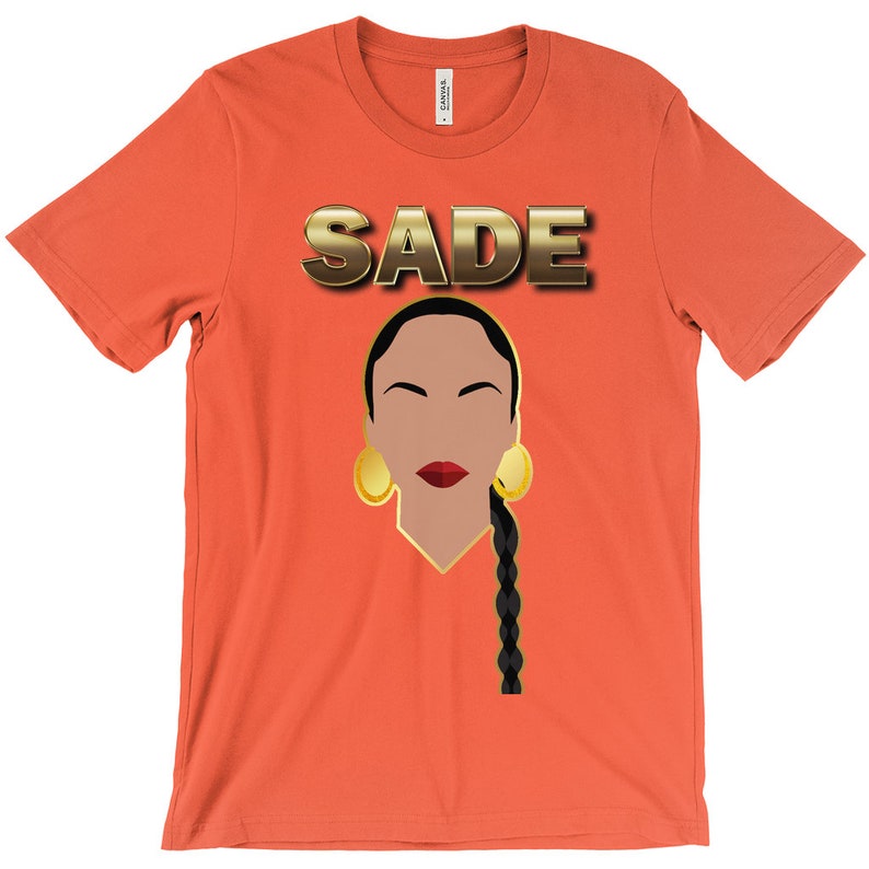 Sade Silhouette Gold Outline Unisex Design - Etsy