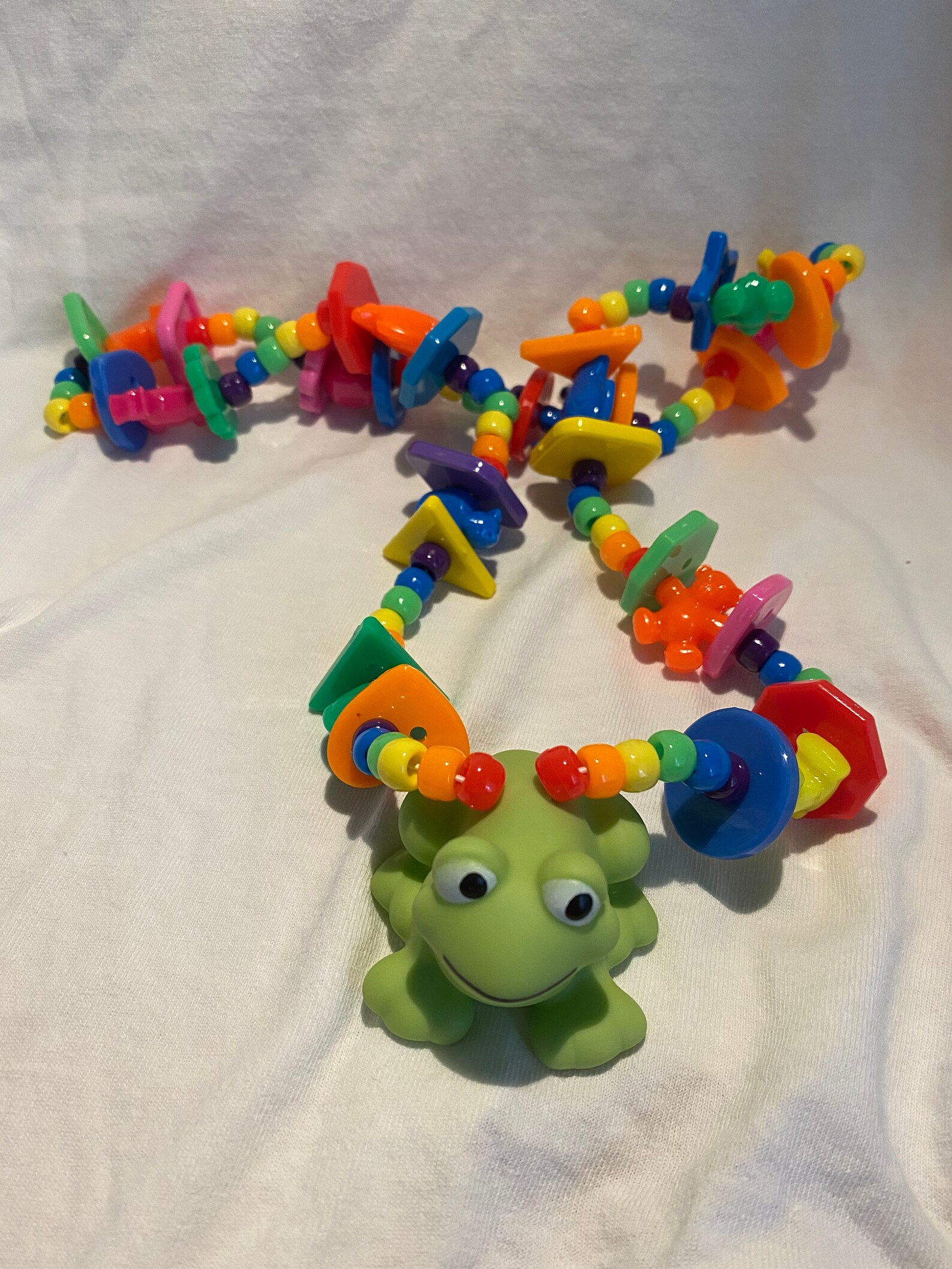 Kidcore Decora Rubber Frog Rainbow Necklace - Etsy