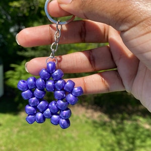 Pearl Rainbow Kandi Star Keychain - Etsy