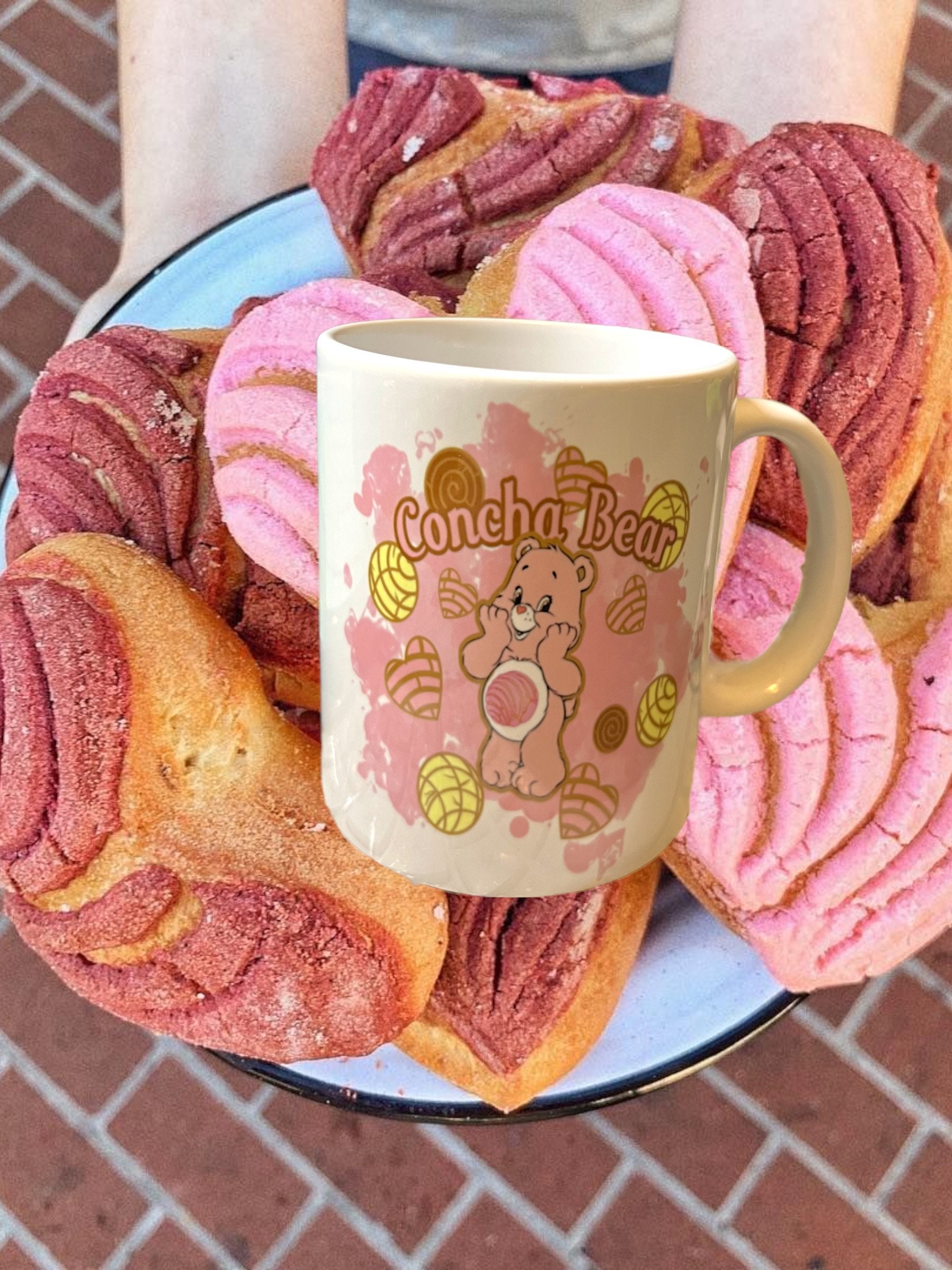 Concha Bear Mug Pan Dulce Coffee - Etsy