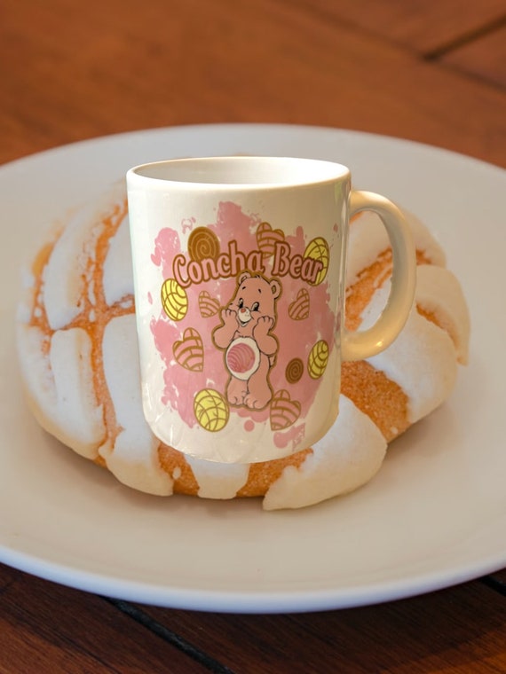 Concha Bear Mug Pan Dulce Coffee | Etsy