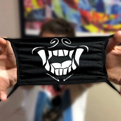 KDA Pop/stars Akali Grafitti HTV Face Mask made to Order - Etsy