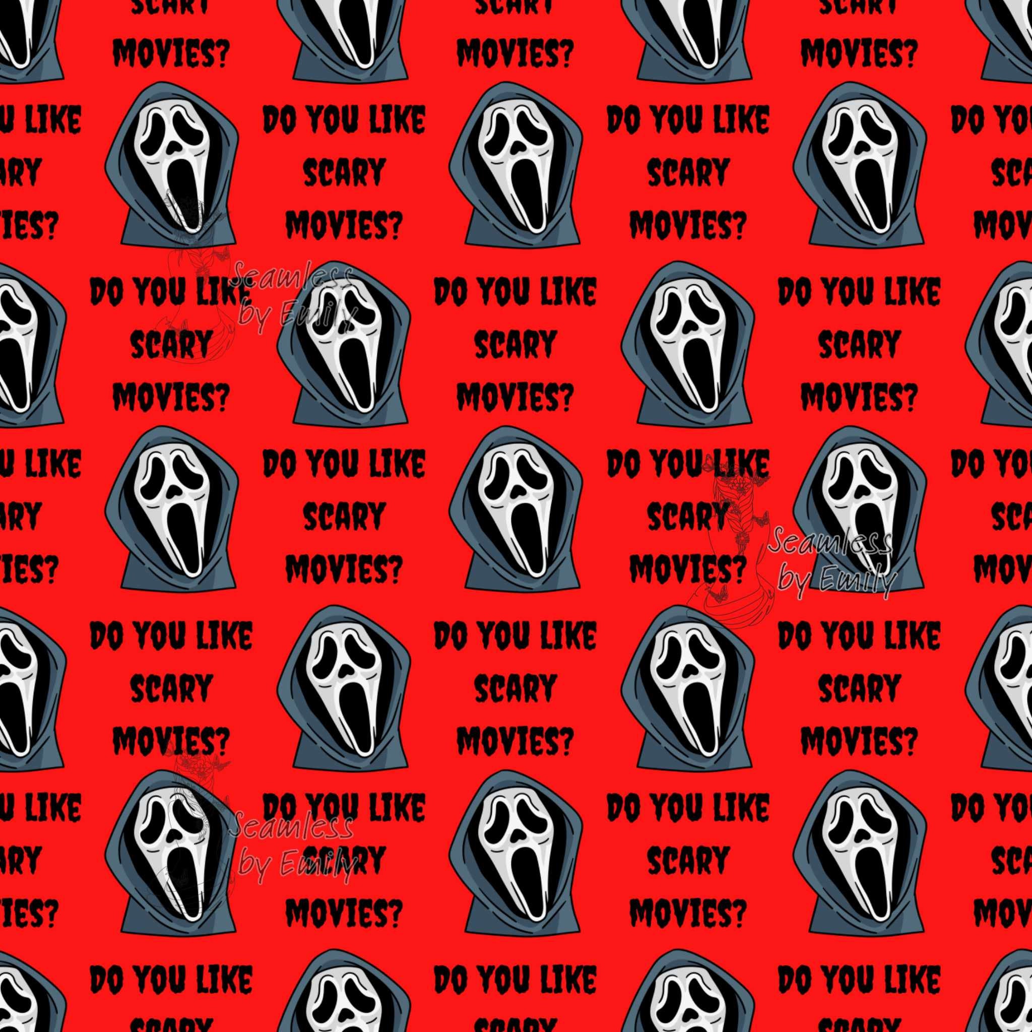 Scream Seamless File - Etsy