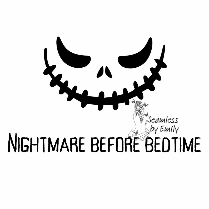 Nightmare Before Bedtime PNG - Etsy