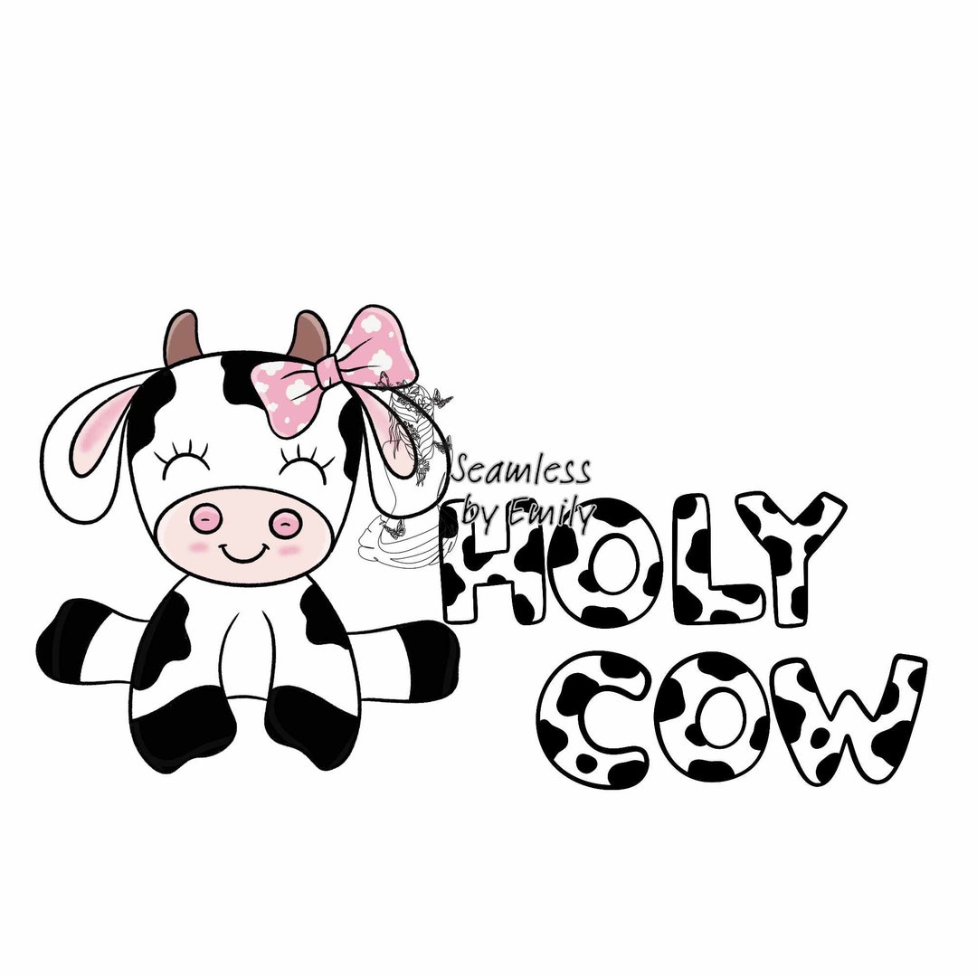 Holy Cow Girl PNG - Etsy