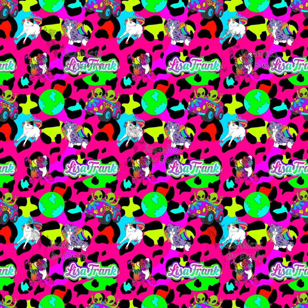 Lisa Frank Leopard 1 Seamless File - Etsy