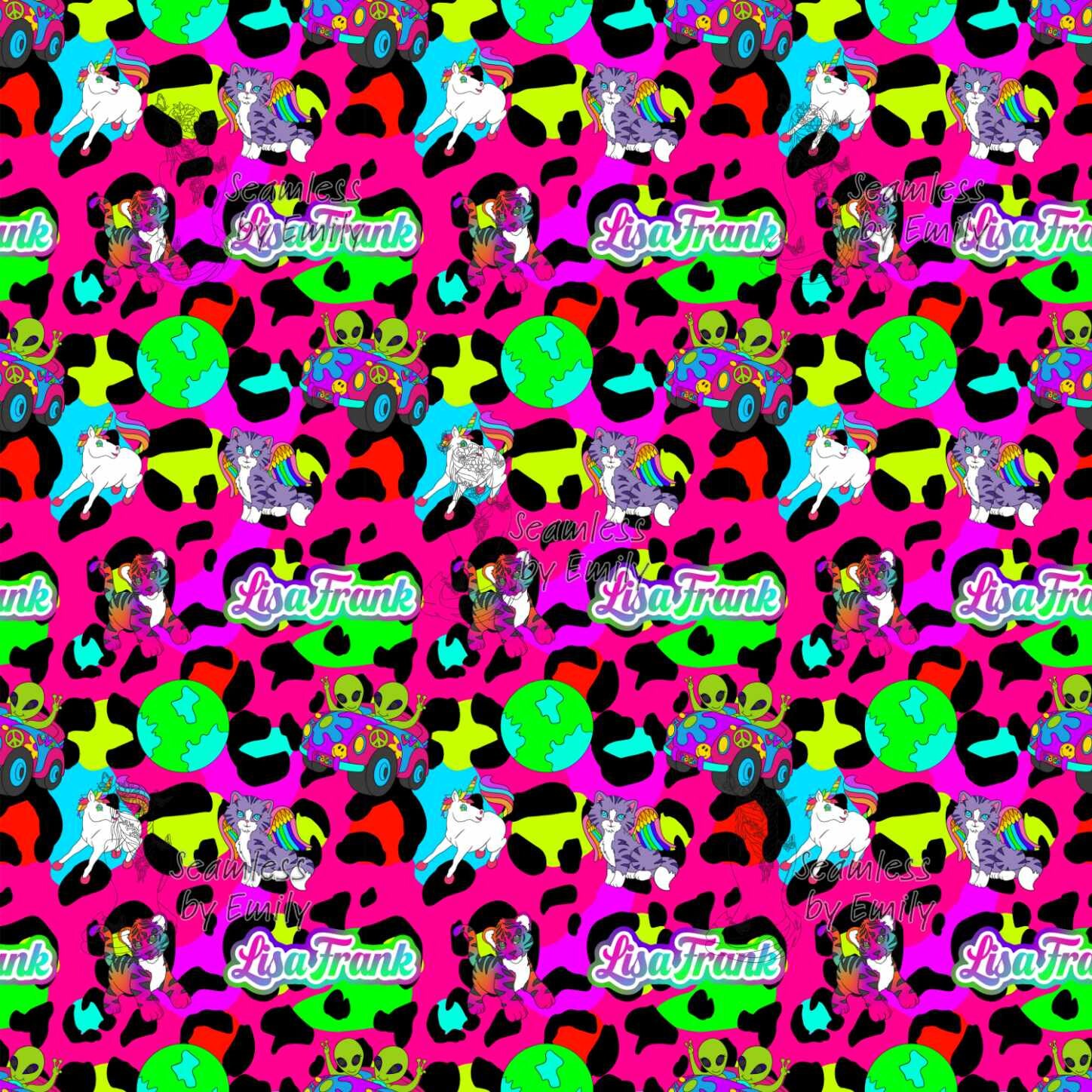 Lisa Frank Leopard 1 Seamless File - Etsy