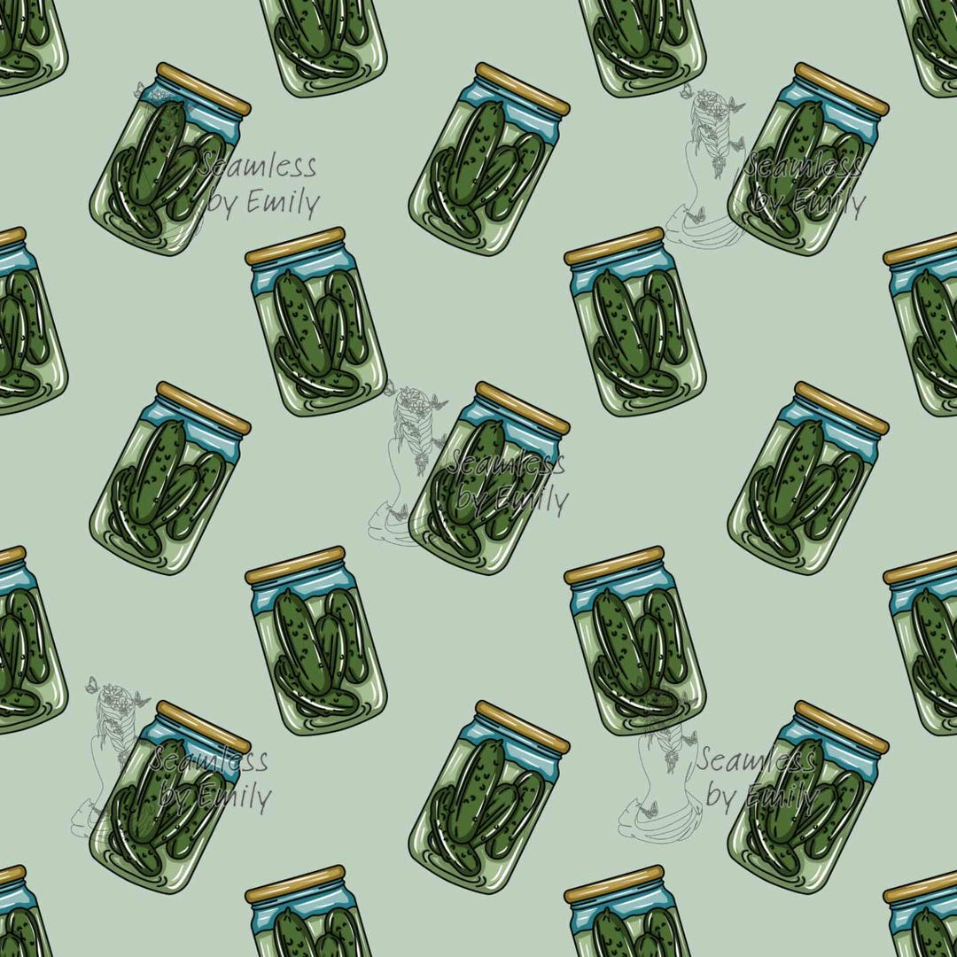Pickles Seamless File - Etsy