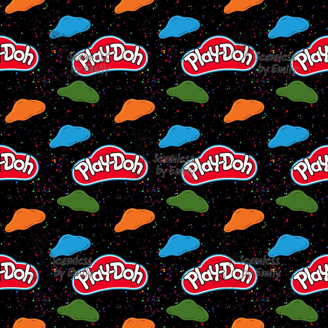 Play-doh Boy Splatter Seamless File - Etsy