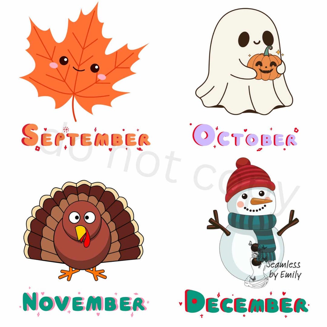Ber Months PNG - Etsy