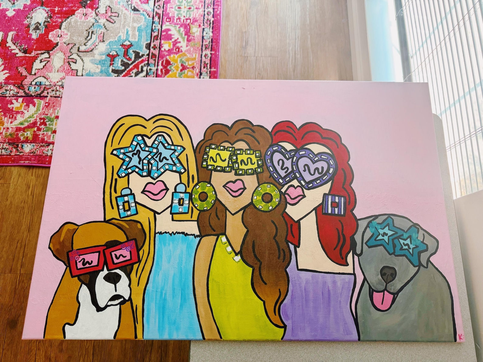 Custom Roommates on Canvas - Etsy