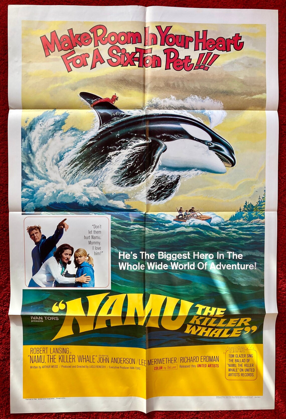 1966 original Namu the Killer Whale Movie One - Etsy
