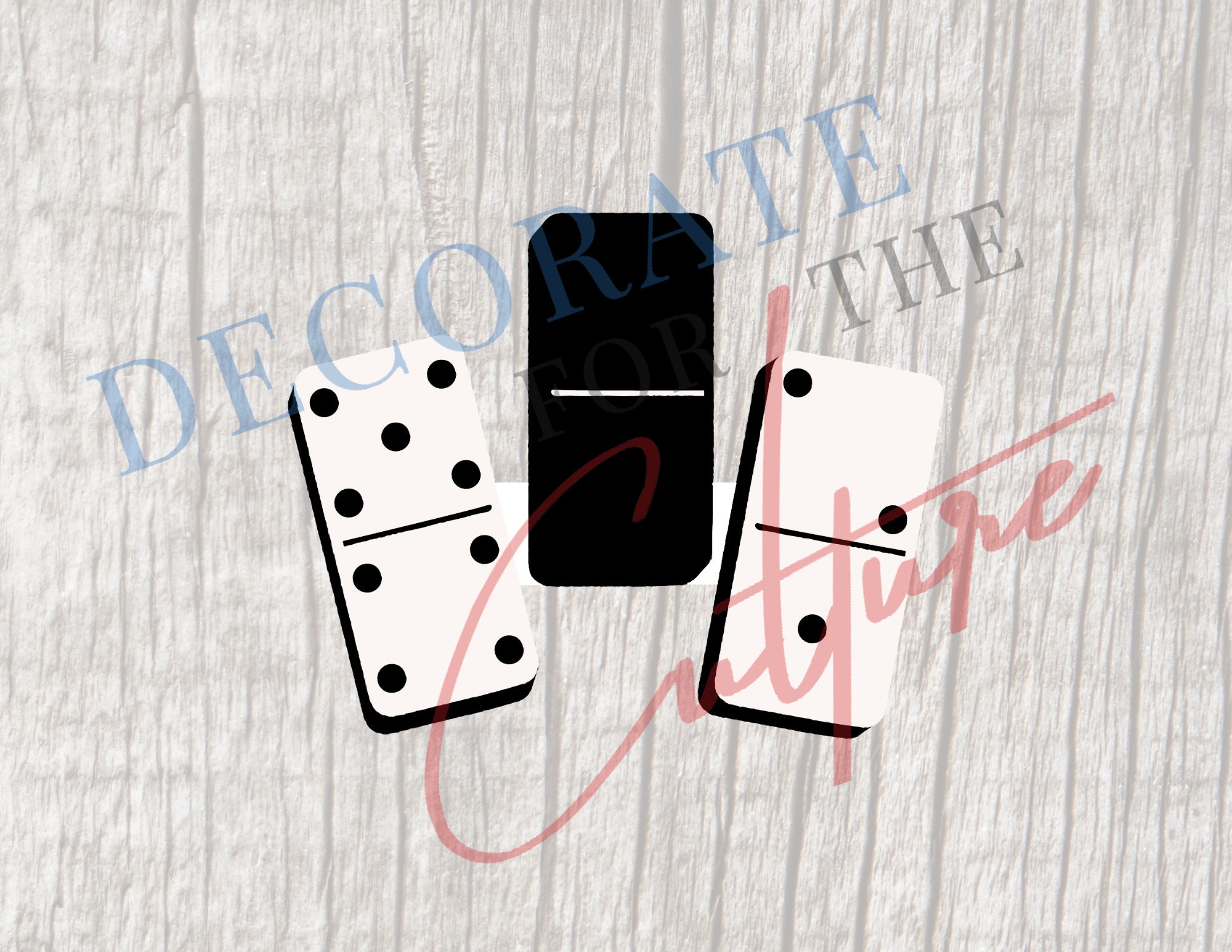 Dominoes Sticker, Dominoes Design Digital Download, Dominoes Party ...
