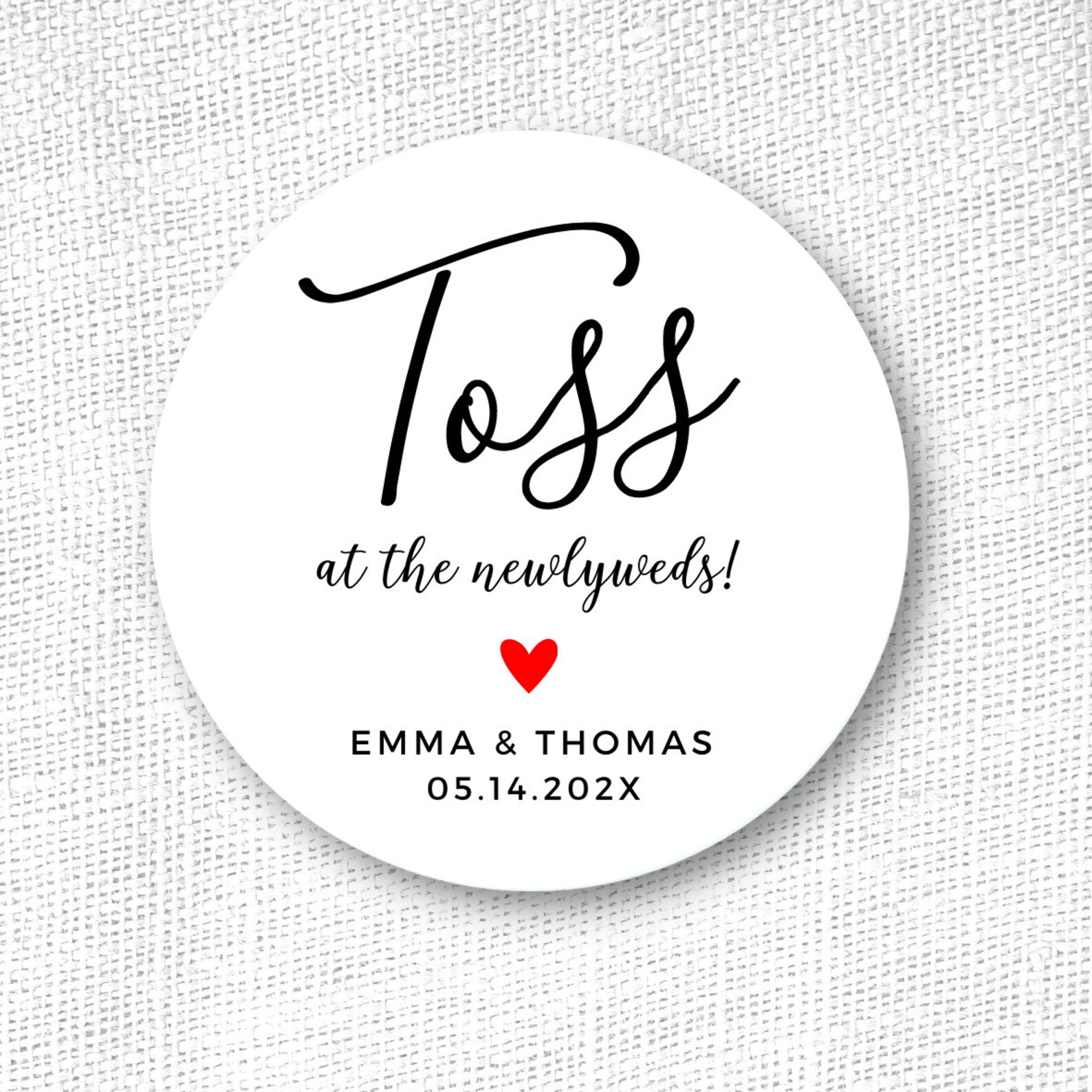 Wedding Toss Sticker Petal Toss Sticker Confetti Toss Toss - Etsy