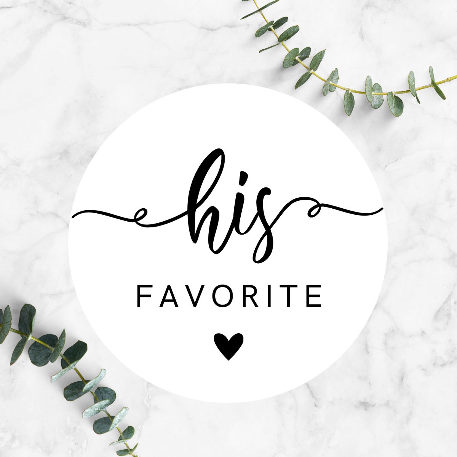 His Favorite Sticker, Her Favorite Sticker, His Favorite Labels, Her ...