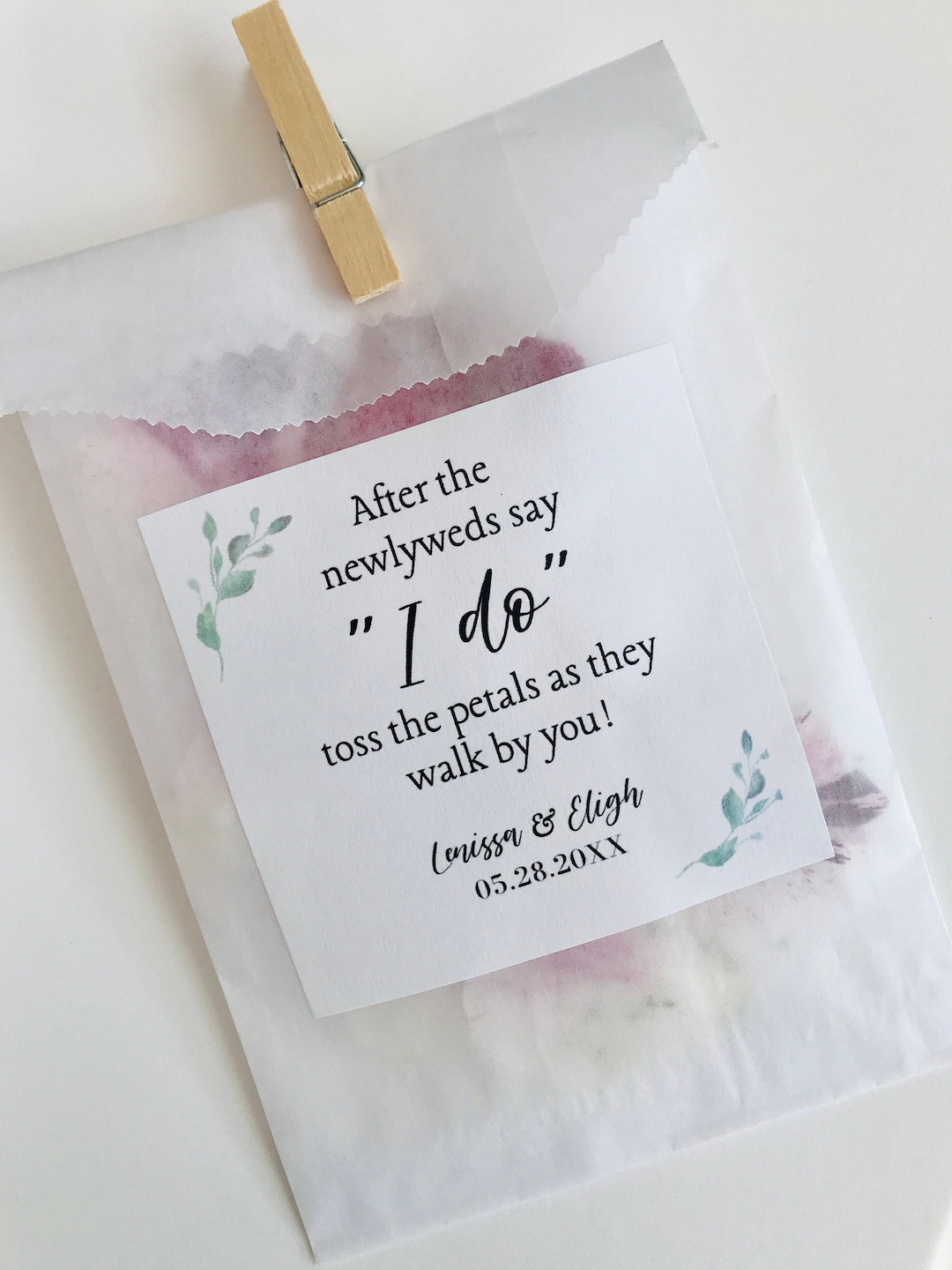 Wedding Toss Sticker Petal Toss Sticker Confetti Toss Toss - Etsy