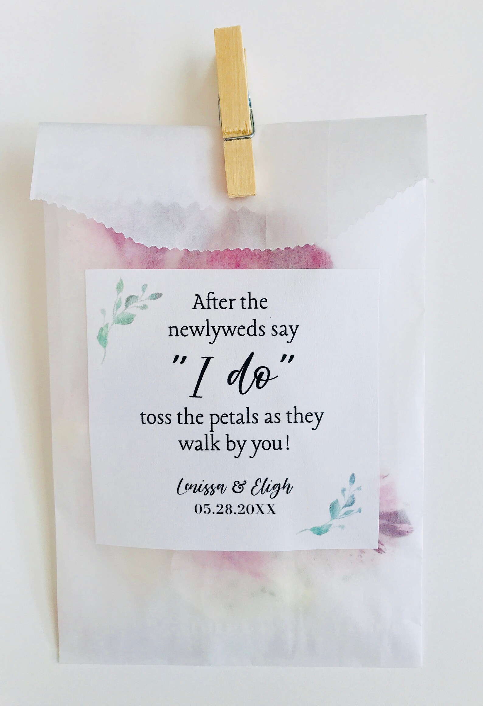 Wedding Toss Sticker Petal Toss Sticker Confetti Toss Toss - Etsy