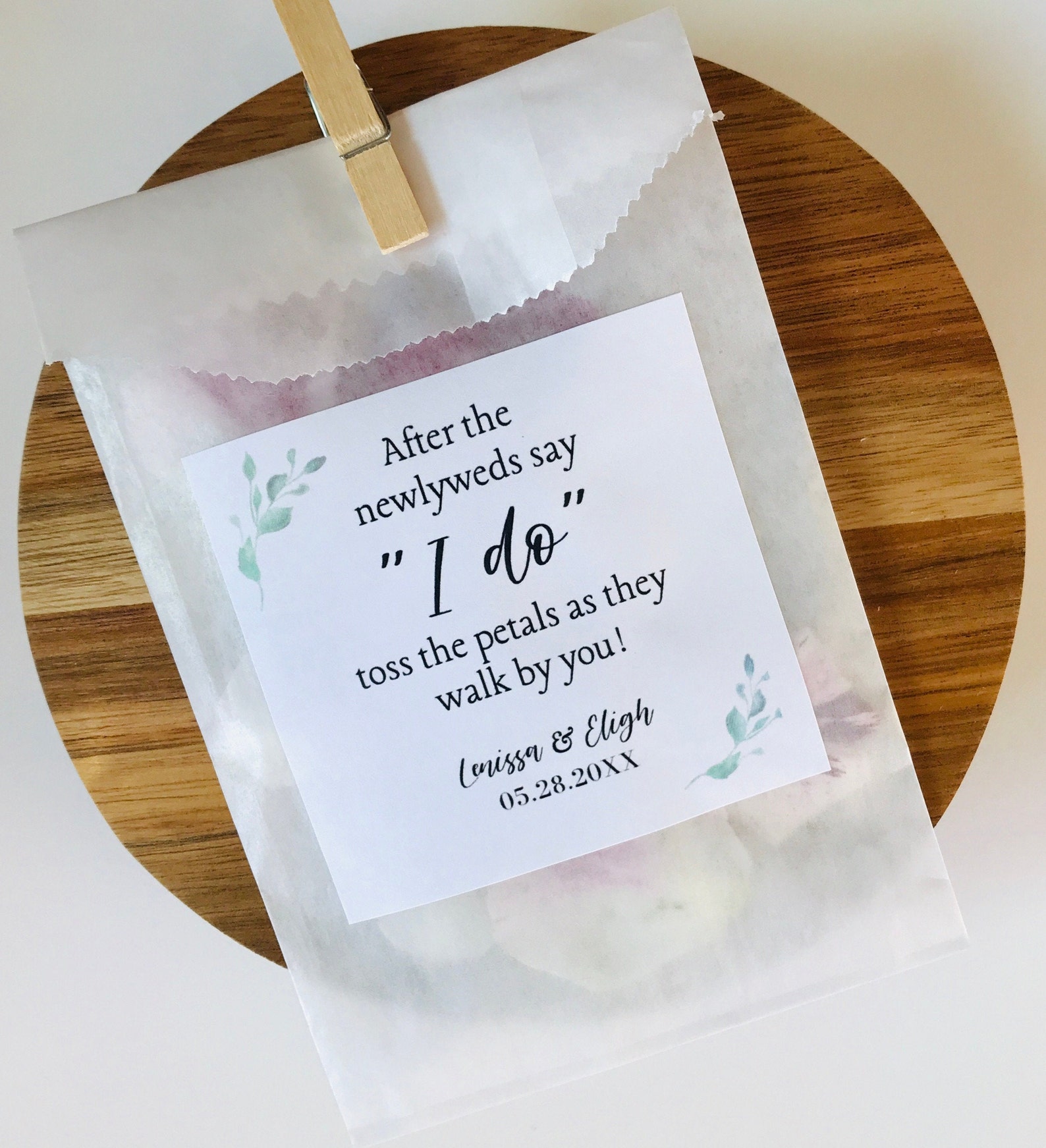 Wedding Toss Sticker Petal Toss Sticker Confetti Toss Toss - Etsy