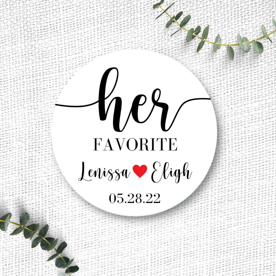 His Favorite Sticker Her Favorite Sticker His Her Favorite | Etsy