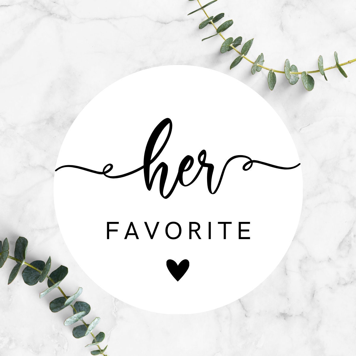 His Favorite Sticker Her Favorite Sticker His Favorite - Etsy