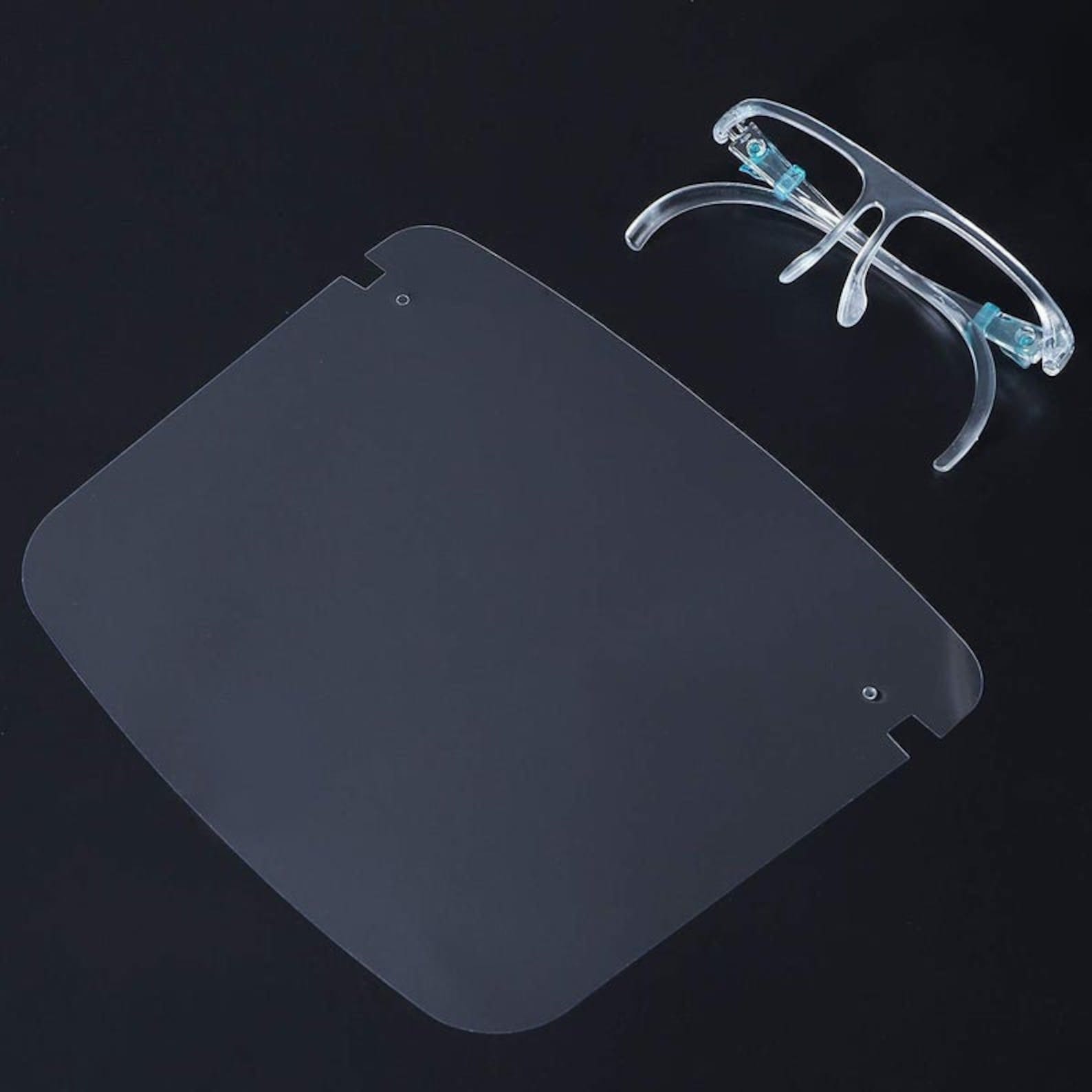 Full Face Shield With Glasses Protection Mask Washable Anti Fog Cover ...